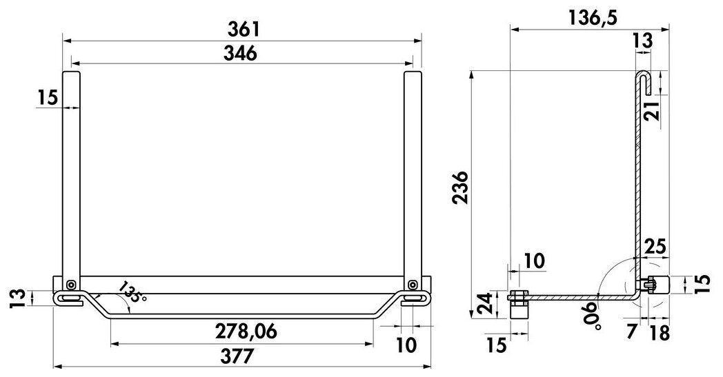 Cast Papierrollenhalter, anthrazit